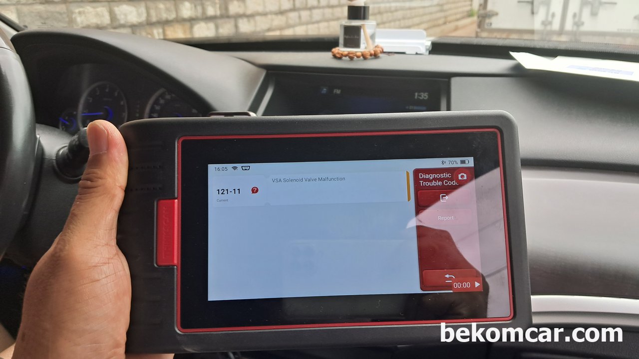 혼다 크로스투어 VSA 121-11 고장코드 DTC 분석자료 | bekomcar.com